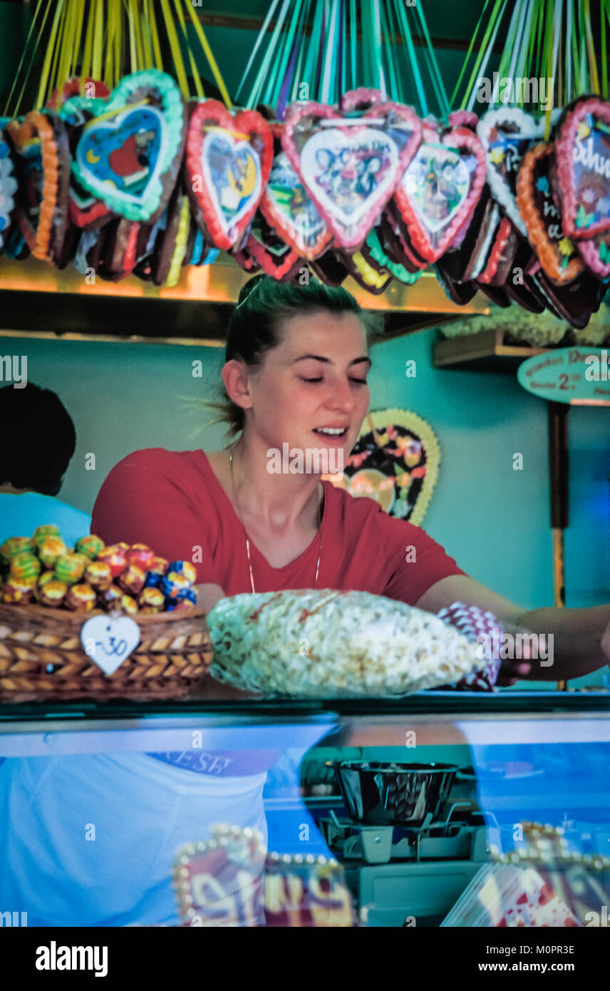 German street fair, carnival Stock Photo - Alamy