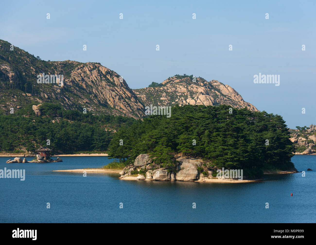 Lagoon in samil lake, Kangwon-do, Kumgang, North Korea Stock Photo - Alamy