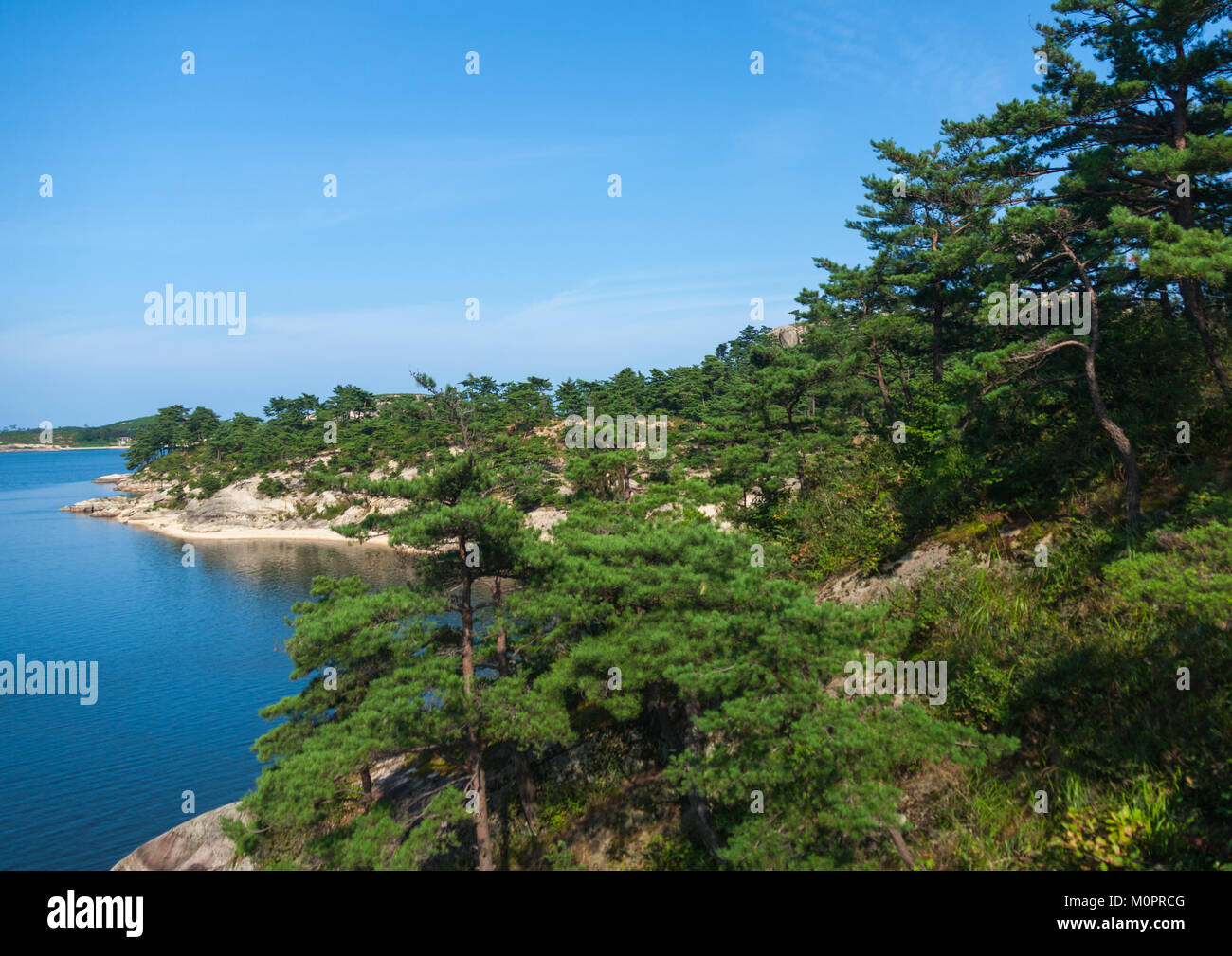 Lagoon in samil lake, Kangwon-do, Kumgang, North Korea Stock Photo - Alamy