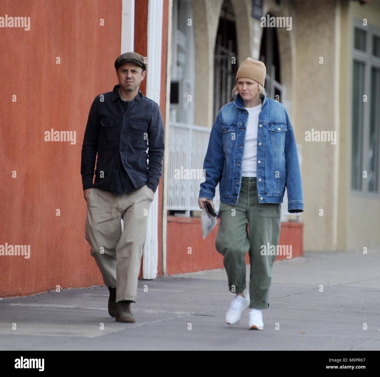 EXCLUSIVE Actor Giovanni Ribisi sitting on the curb while waiting for ...