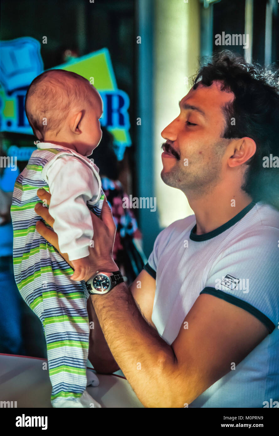 European father and son Stock Photo - Alamy