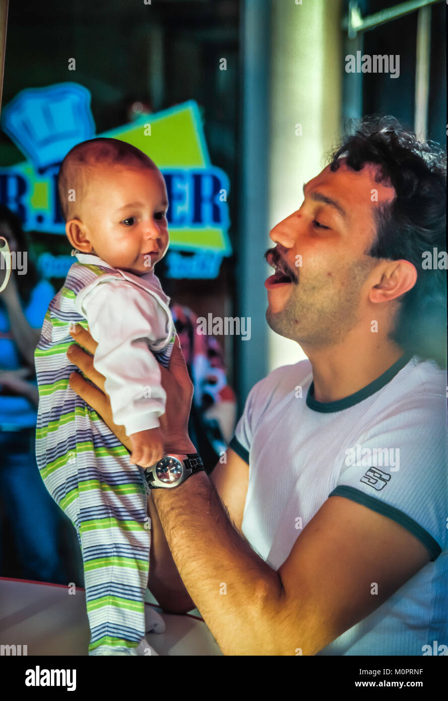 European father and son Stock Photo - Alamy