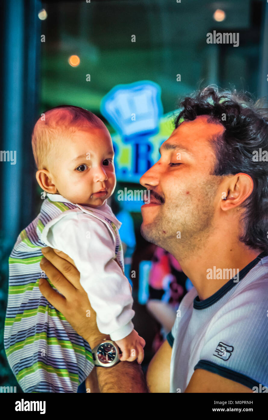 European father and son Stock Photo - Alamy