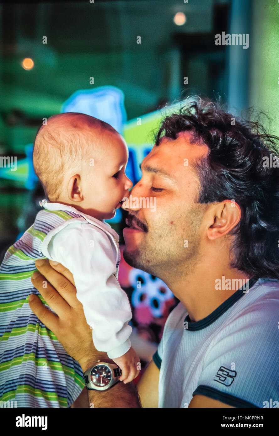 European father and son Stock Photo - Alamy