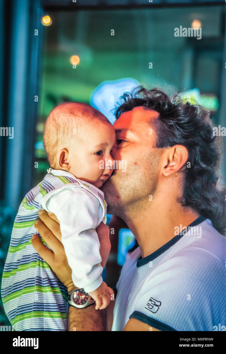 European father and son Stock Photo - Alamy