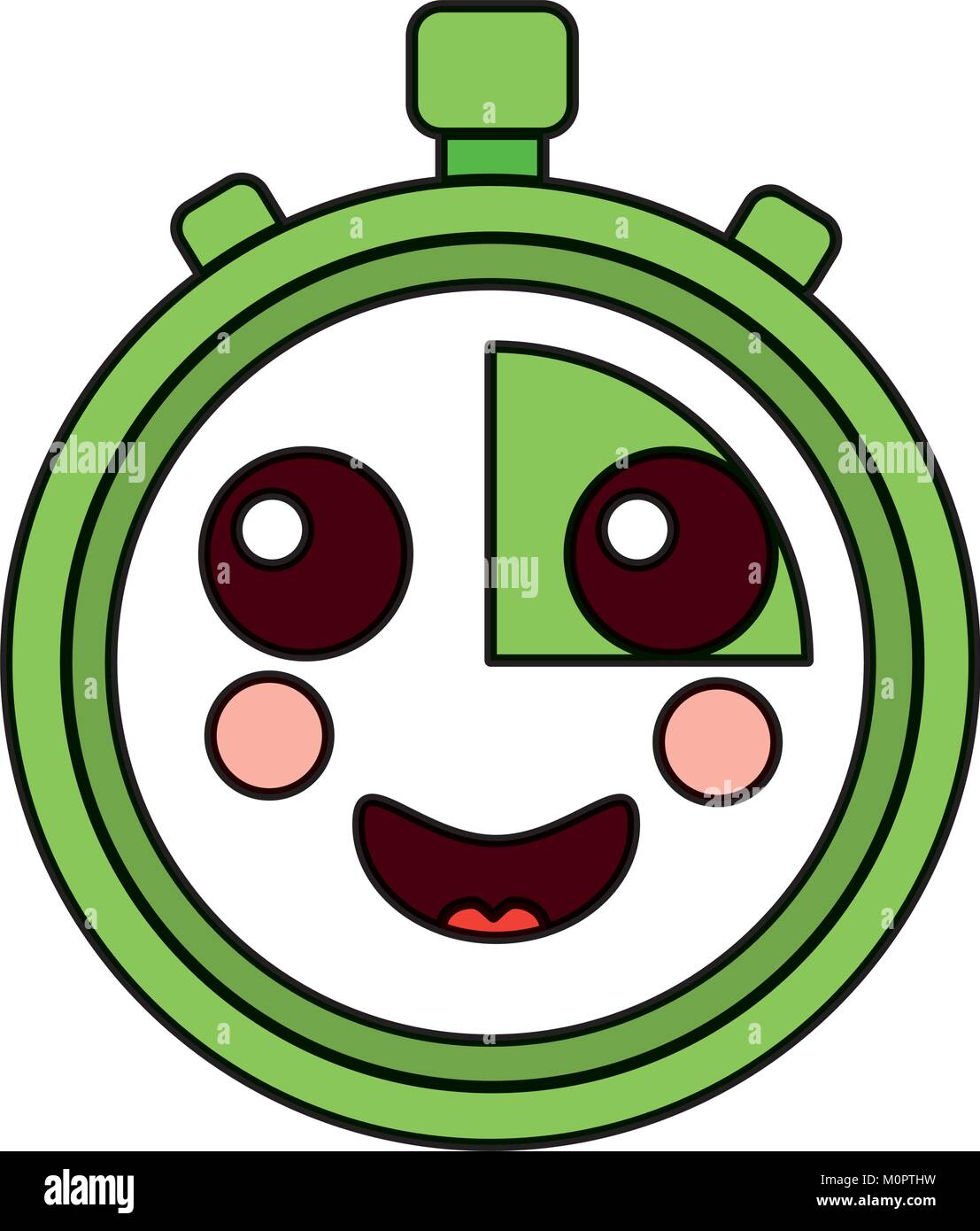 chronometer kawaii icon image Stock Vector Image & Art - Alamy