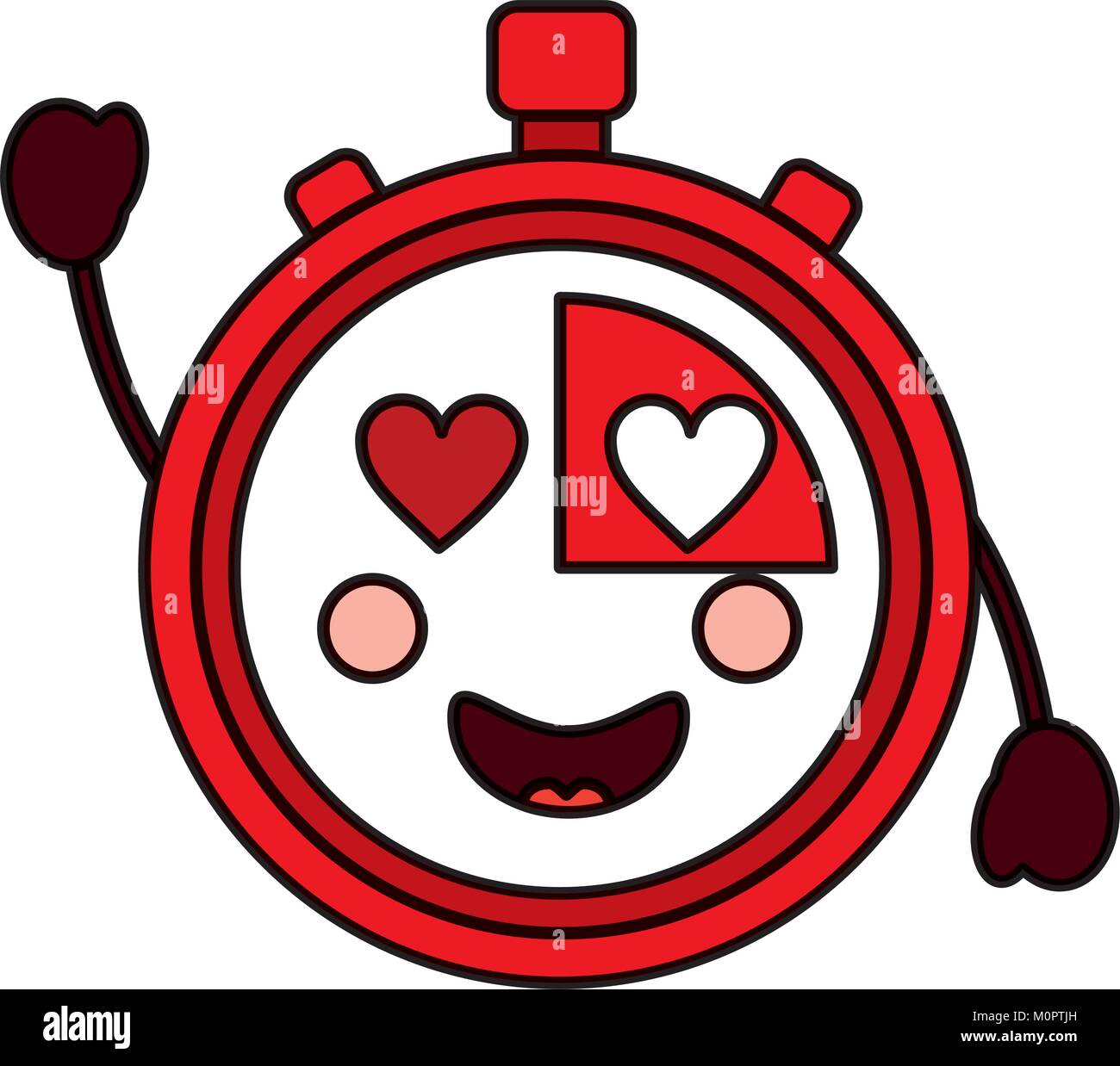 chronometer kawaii icon image Stock Vector Image & Art - Alamy