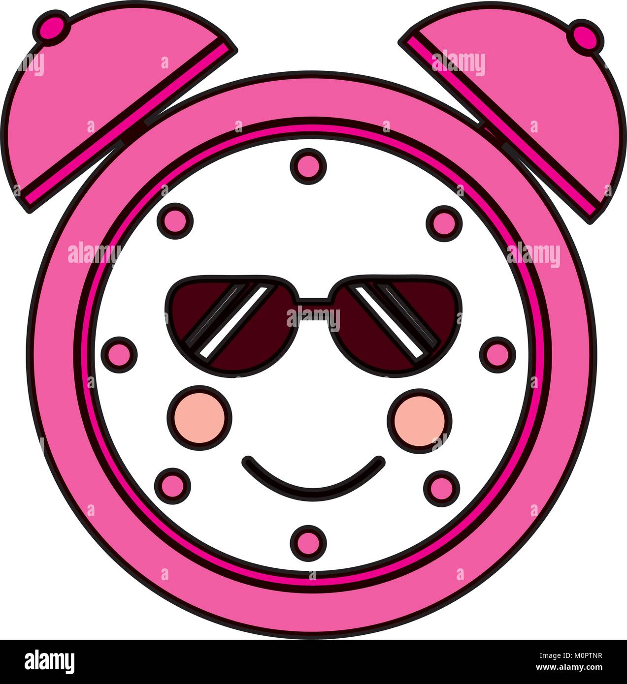 clock kawaii icon image Stock Vector Image & Art - Alamy