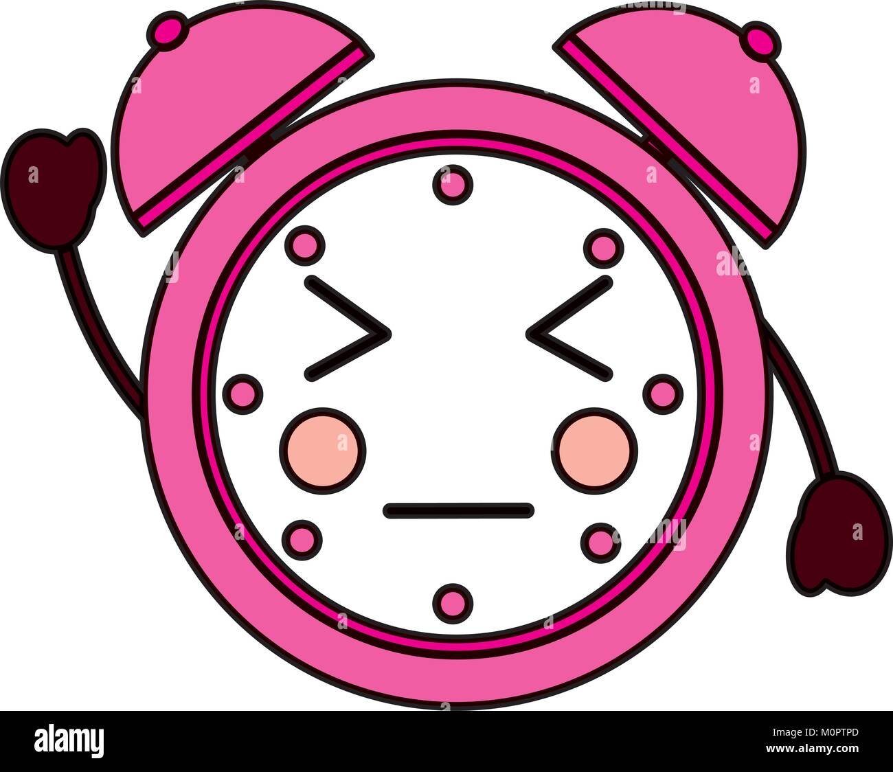clock kawaii icon image Stock Vector Image & Art - Alamy