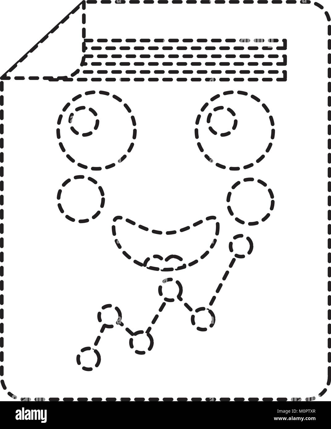 happy graph chart kawaii icon image Stock Vector Image & Art - Alamy