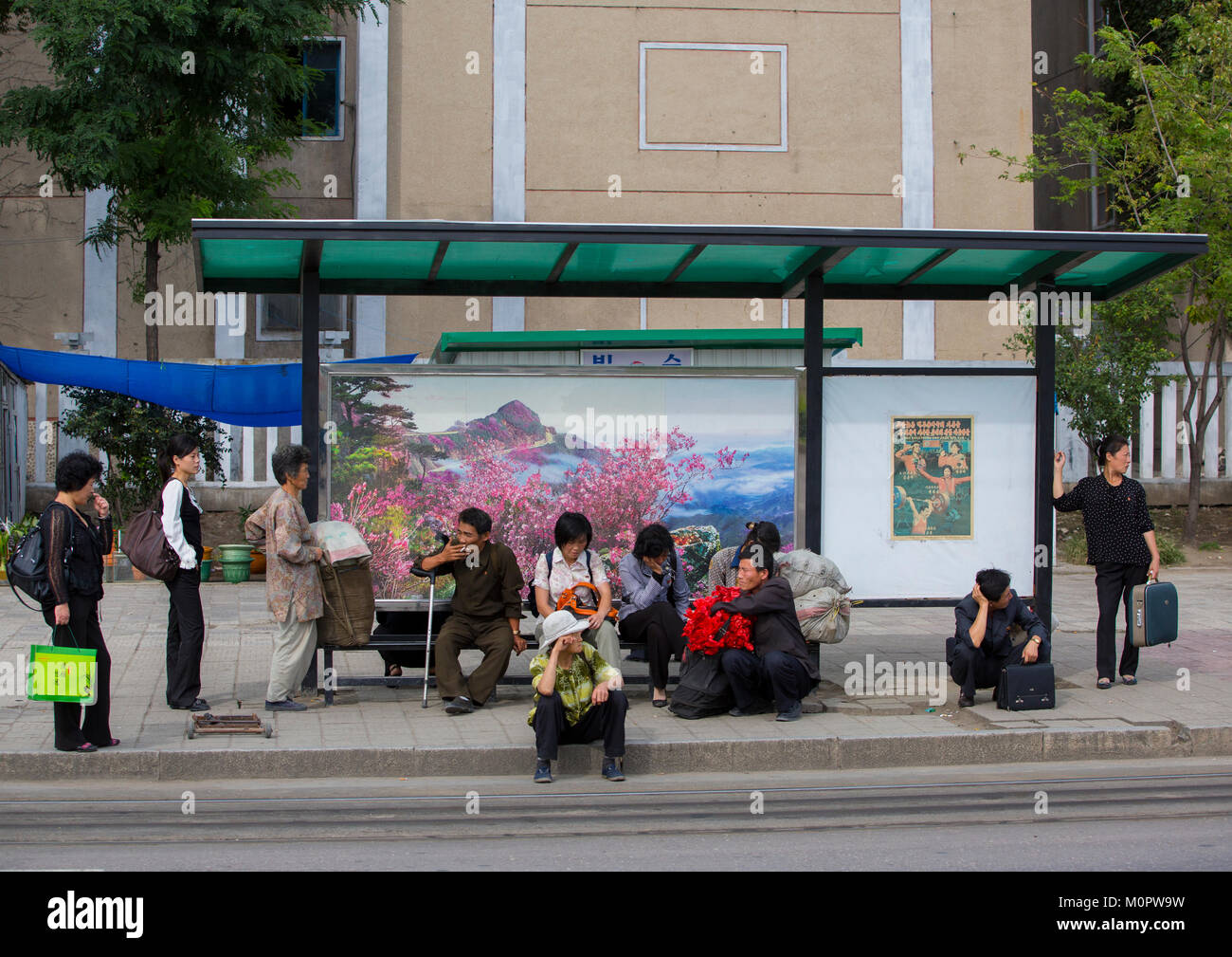 People in bus pyongyang north hi-res stock photography and images - Alamy