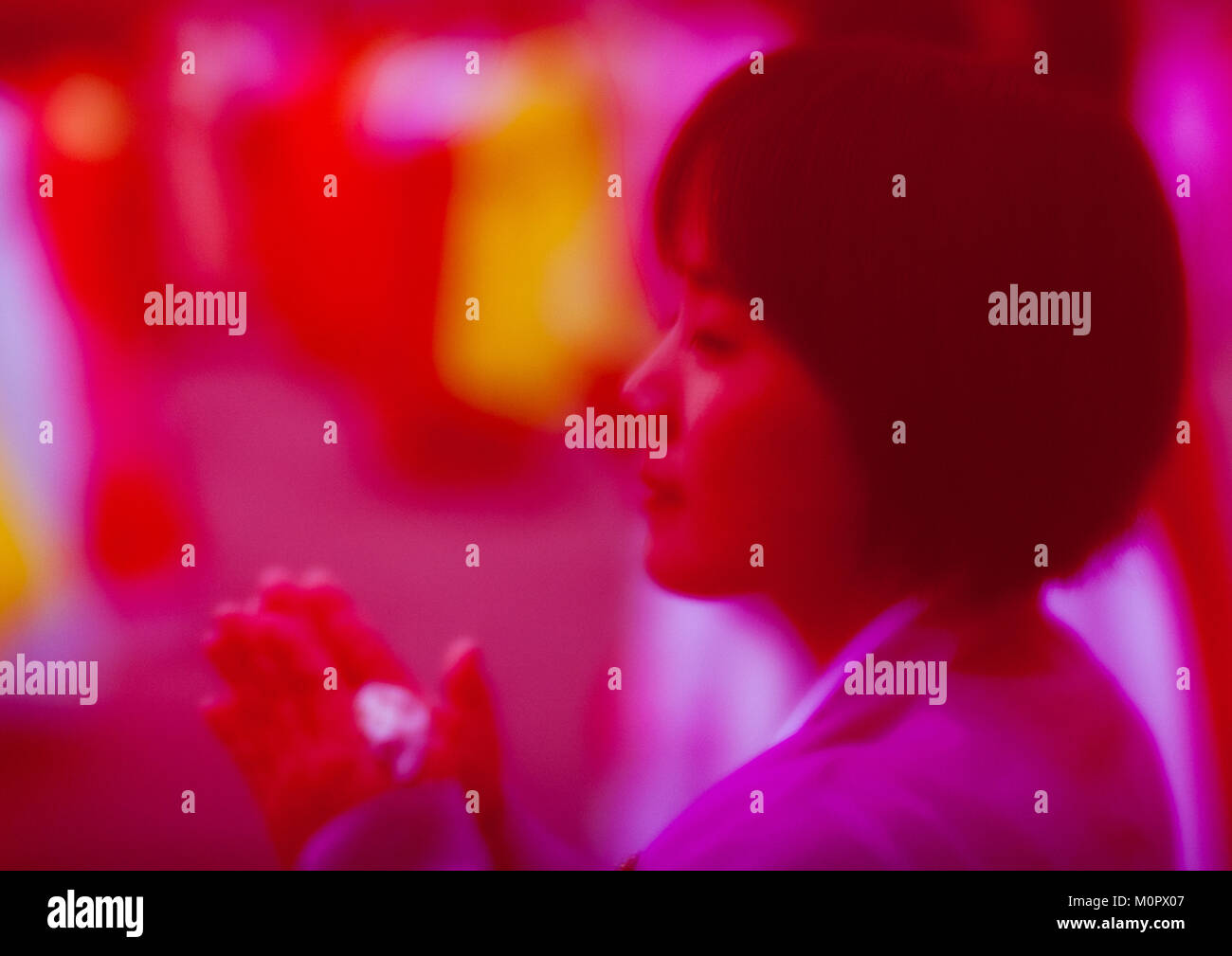 North Korean students during a mass dance performance on september 9 ...