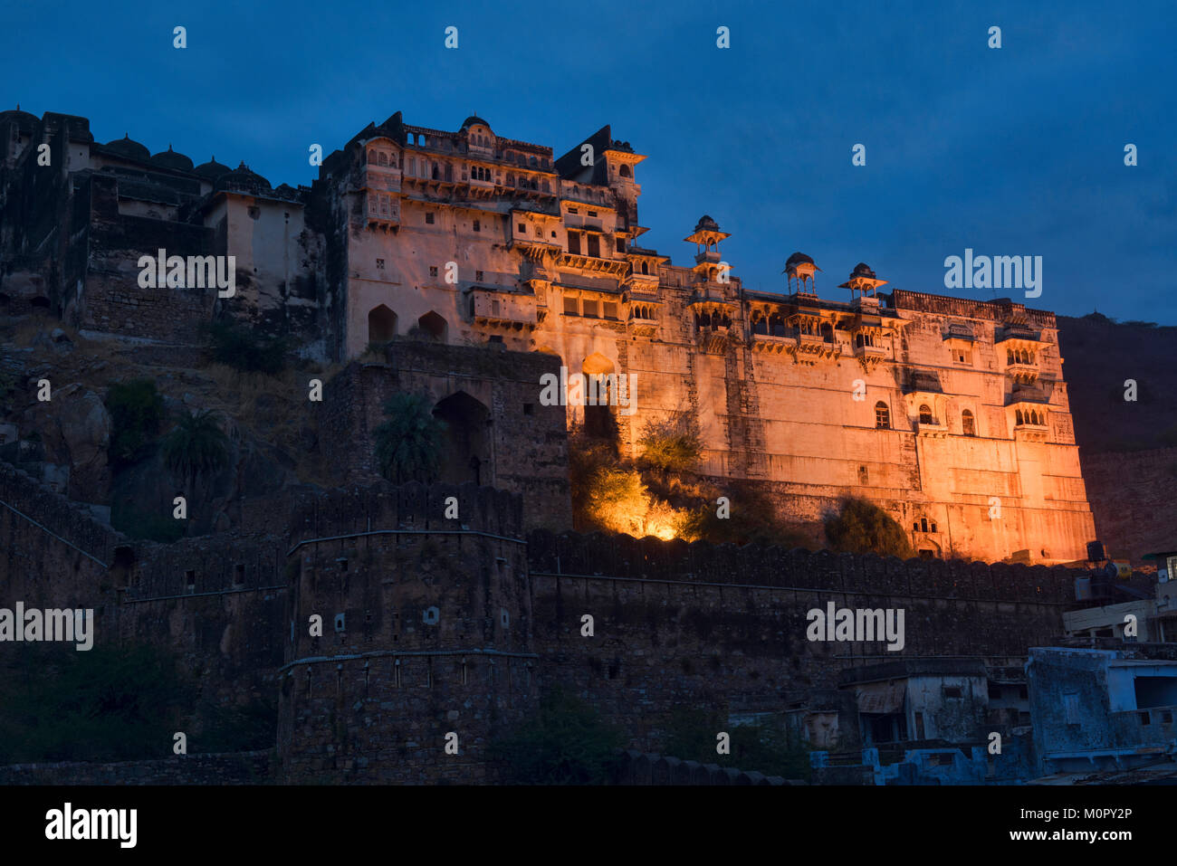 The magnificent Bundi Palace, Bundi, Rajasthan, India Stock Photo - Alamy