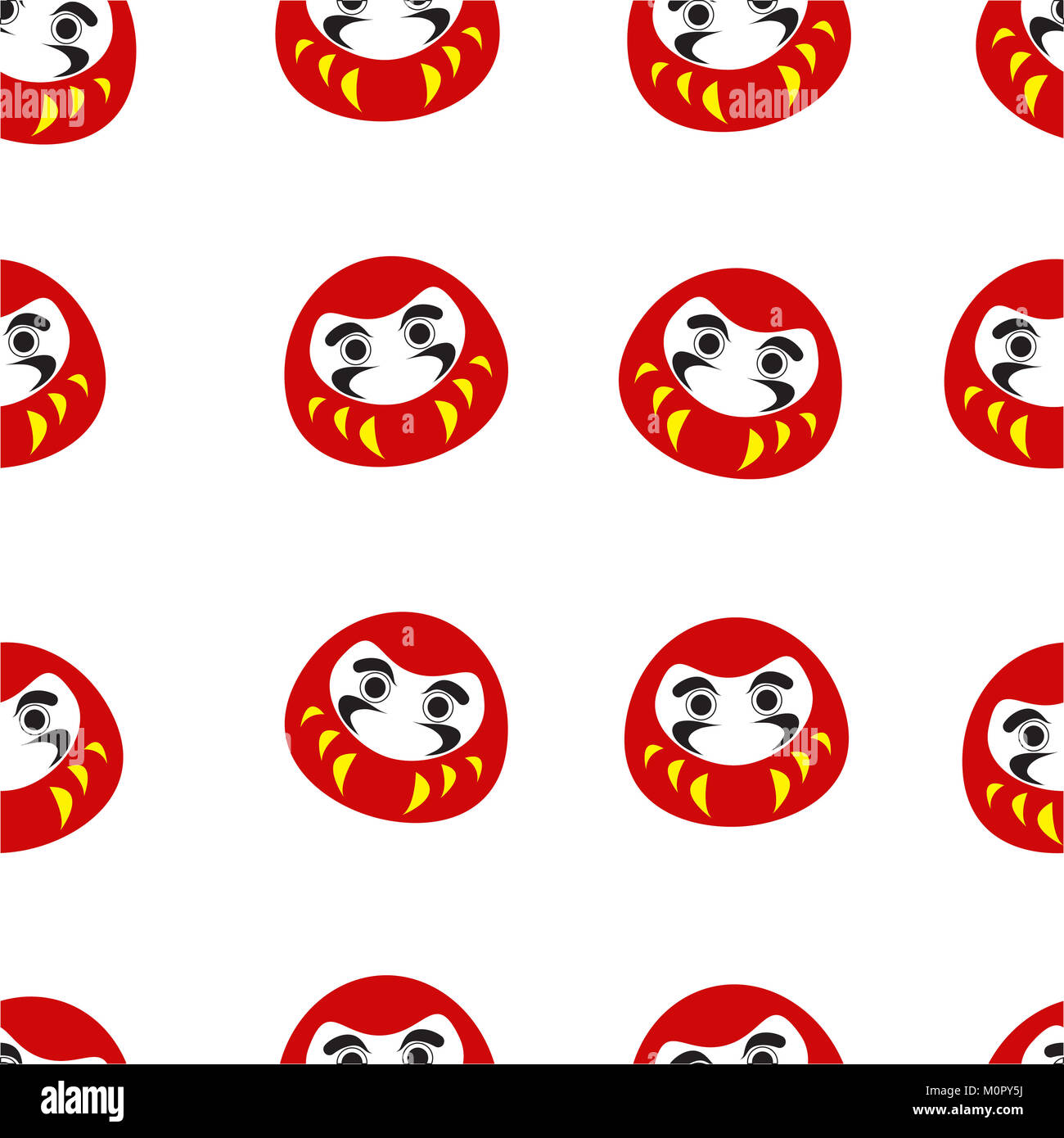 Daruma dolls vector Stock Photo - Alamy