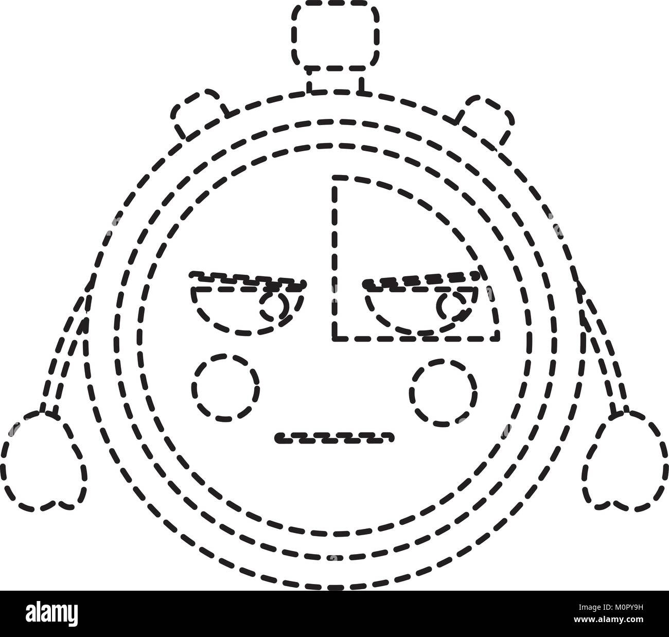 kawaii chronometer speed timer cartoon character Stock Vector Image ...