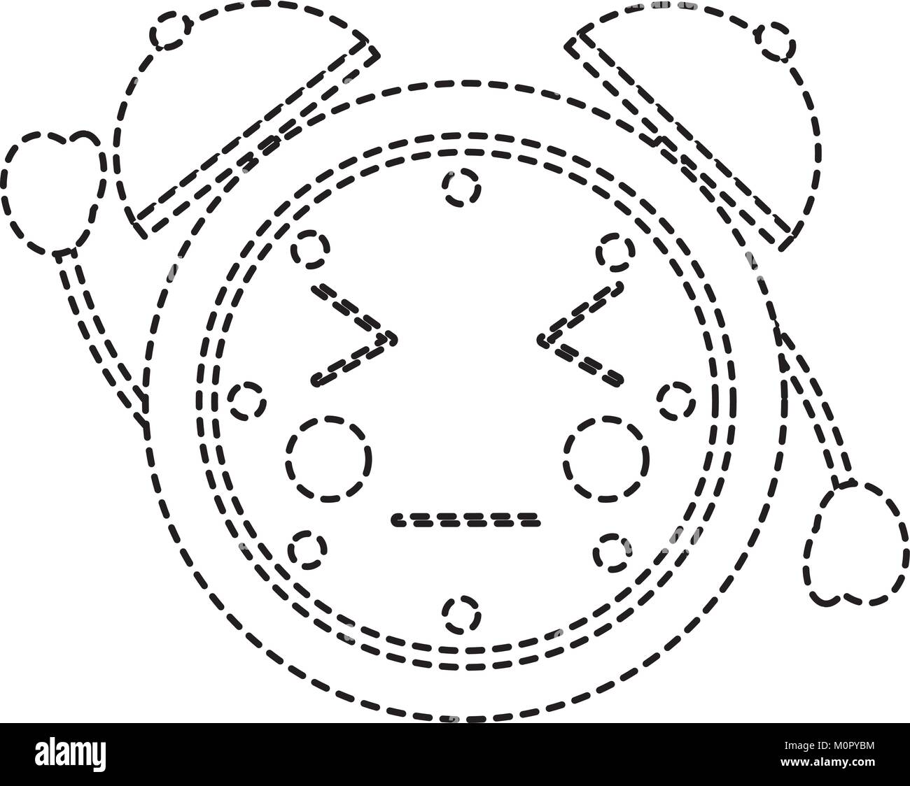 Funny time cartoon style Black and White Stock Photos & Images - Alamy