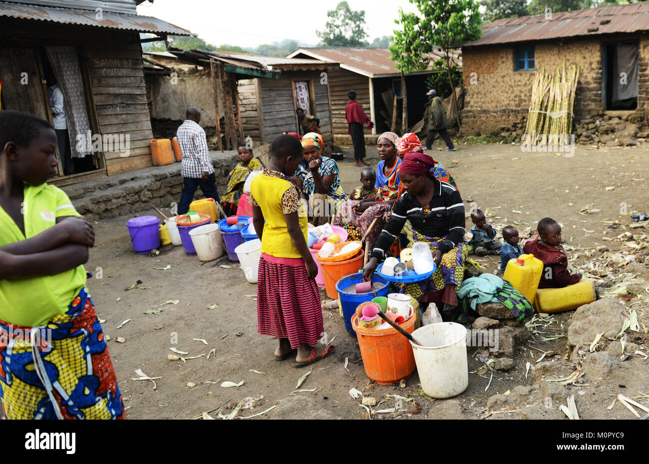 A rural market in Eastern Congo Stock Photo - Alamy