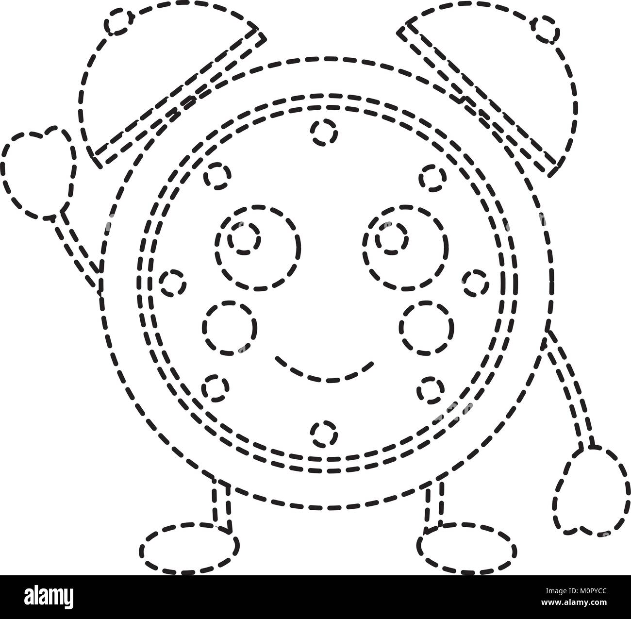 happy clock kawaii icon image Stock Vector Image & Art - Alamy