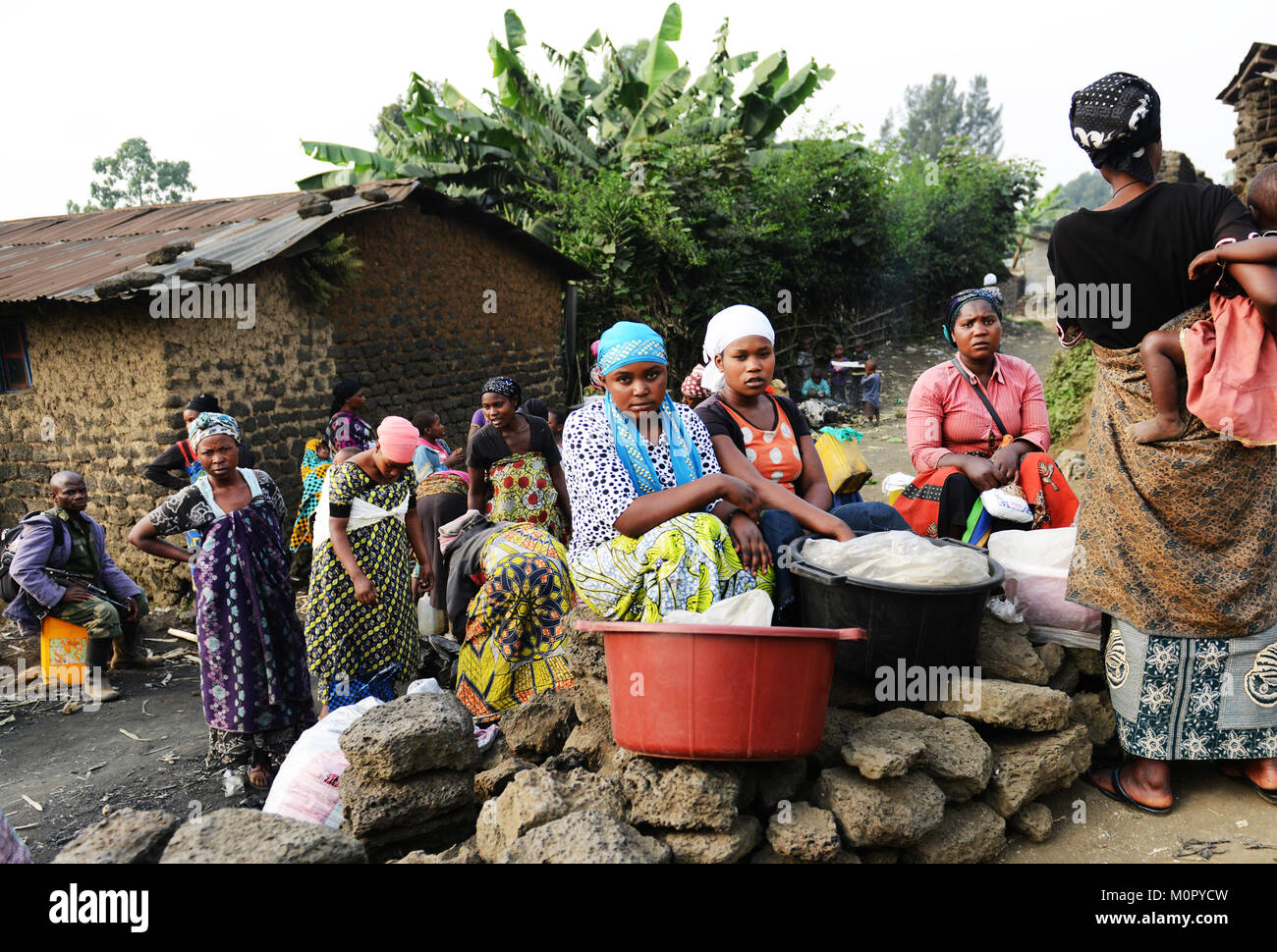 A rural market in Eastern Congo Stock Photo - Alamy