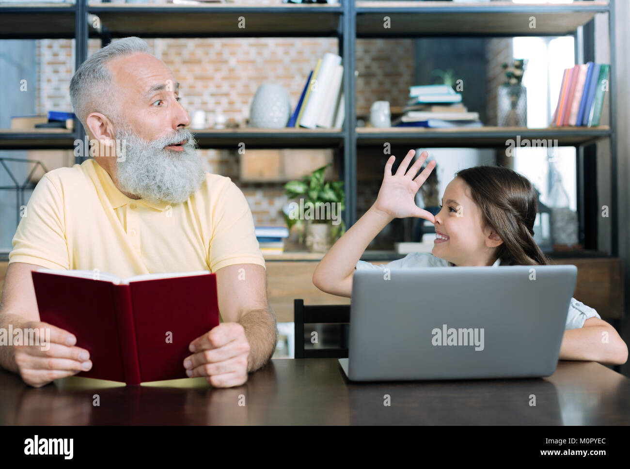 Joking hi-res stock photography and images - Alamy