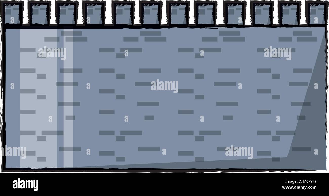 Medieval wall of castle Stock Vector Image & Art - Alamy