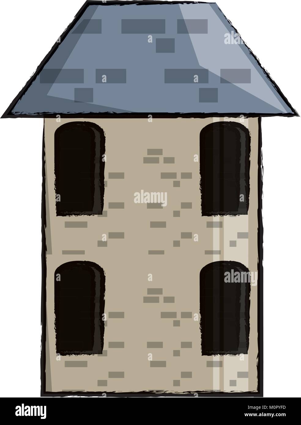 Old house icon Stock Vector Image & Art - Alamy