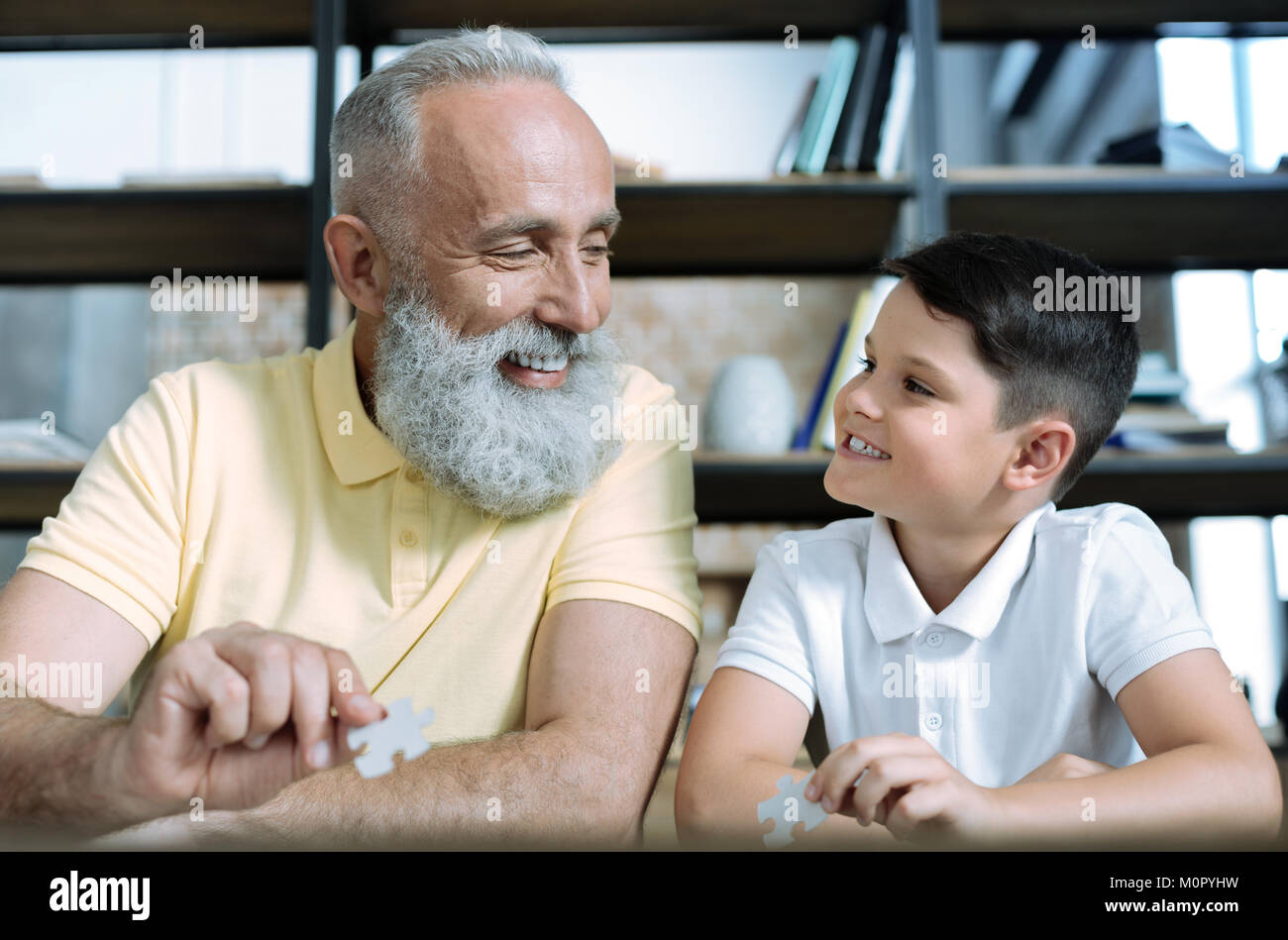 Jigsaw Man Puzzle Old High Resolution Stock Photography and Images - Alamy