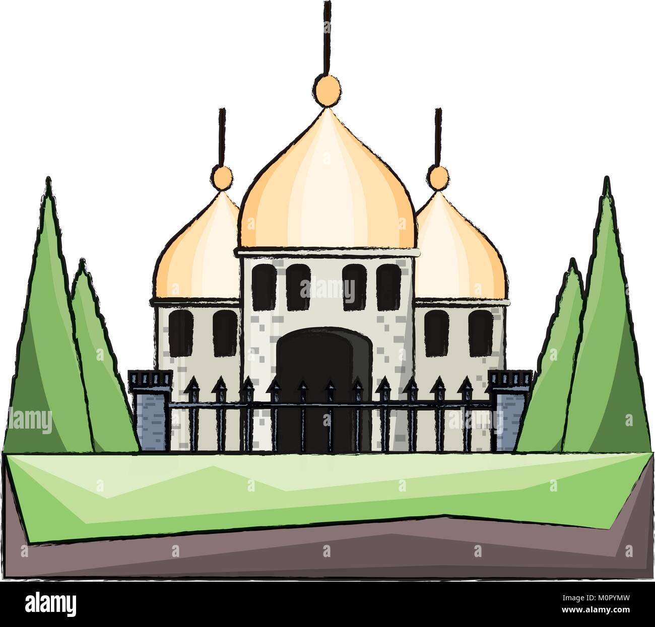 Arabian castle icon image Stock Vector Image & Art - Alamy