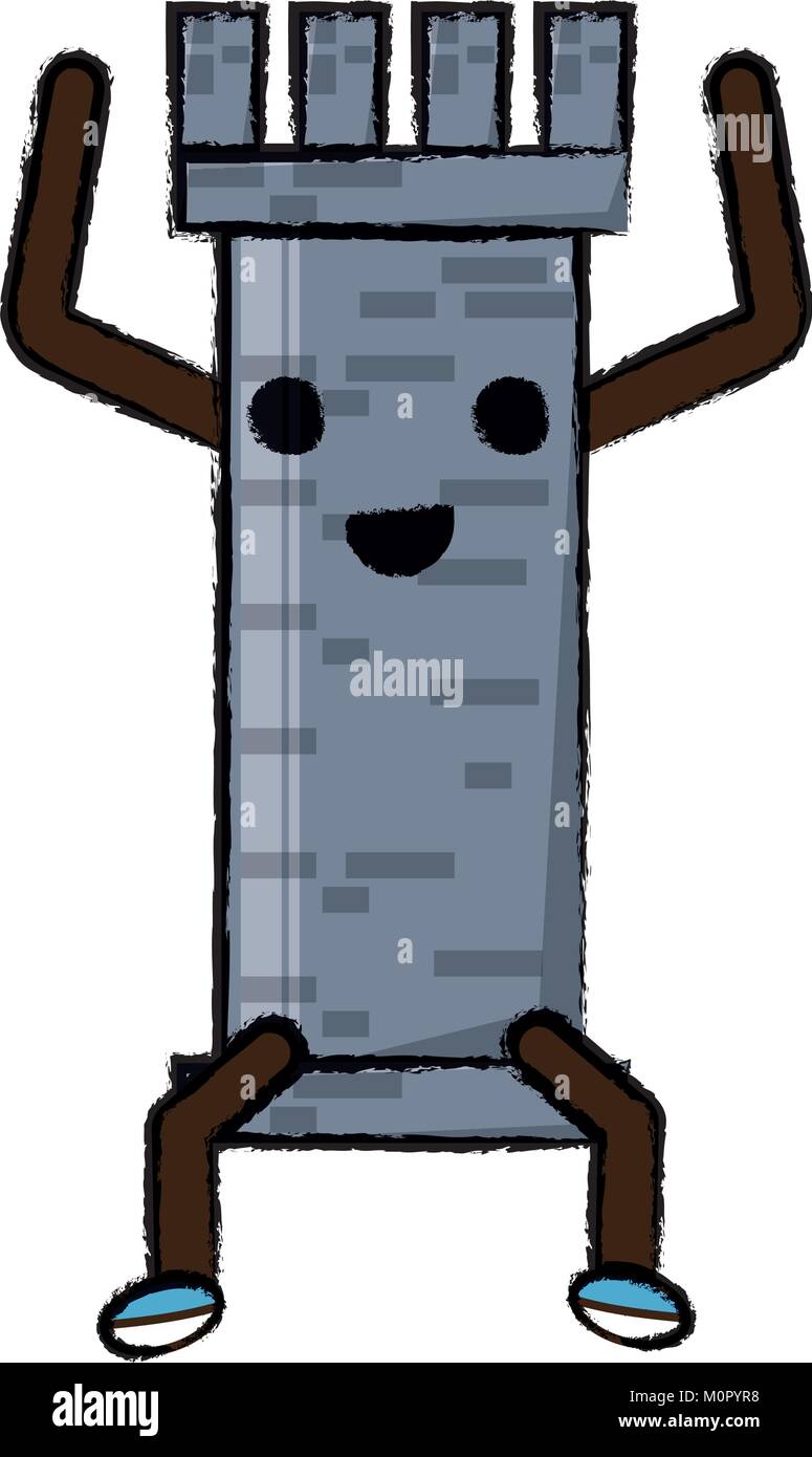 Kawaii tower icon image Stock Vector Image & Art - Alamy