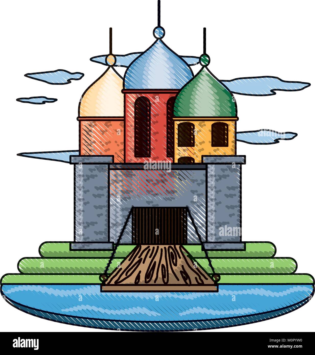 Medieval castle design Stock Vector Image & Art - Alamy