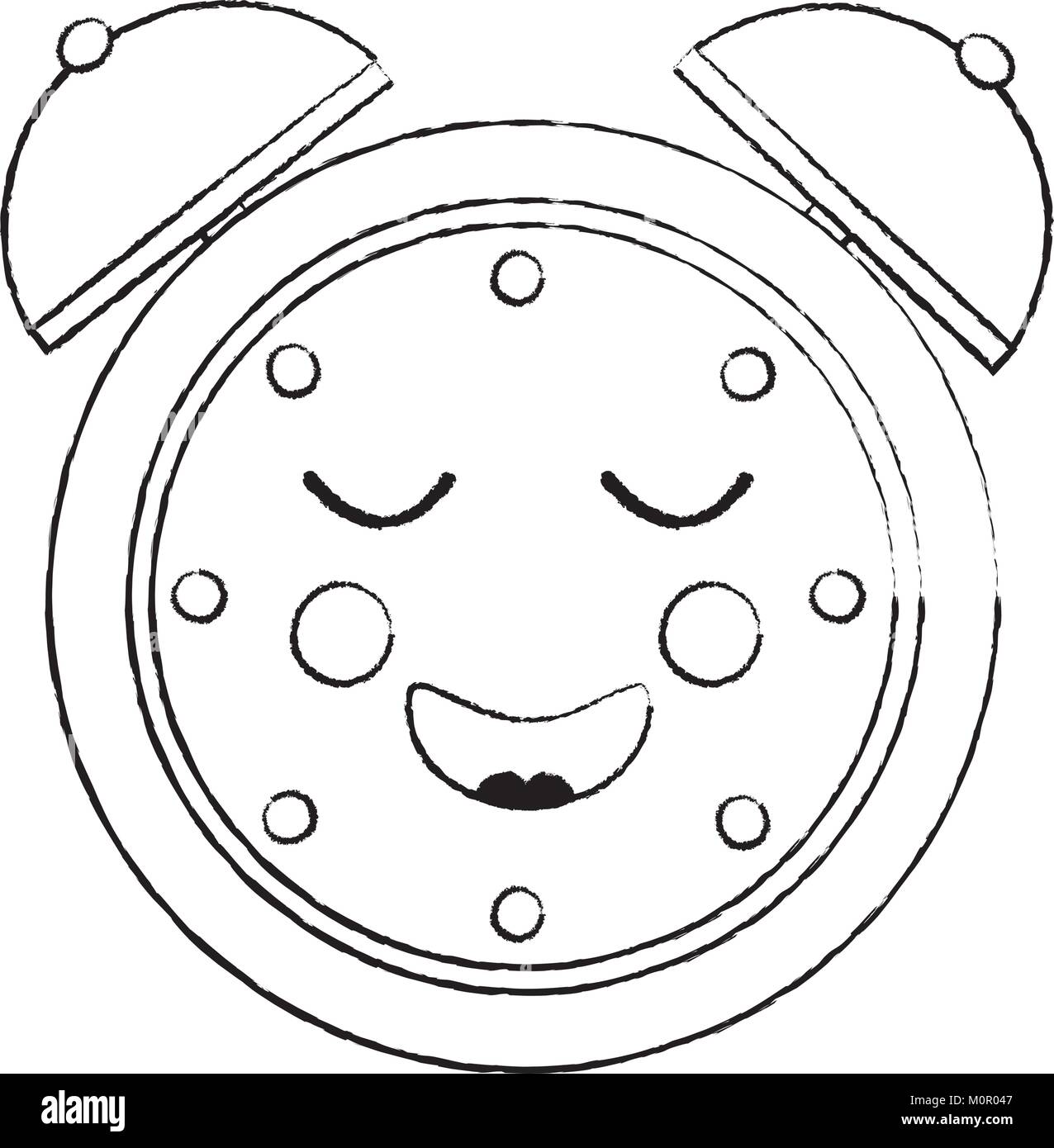 happy clock kawaii icon image Stock Vector Image & Art - Alamy