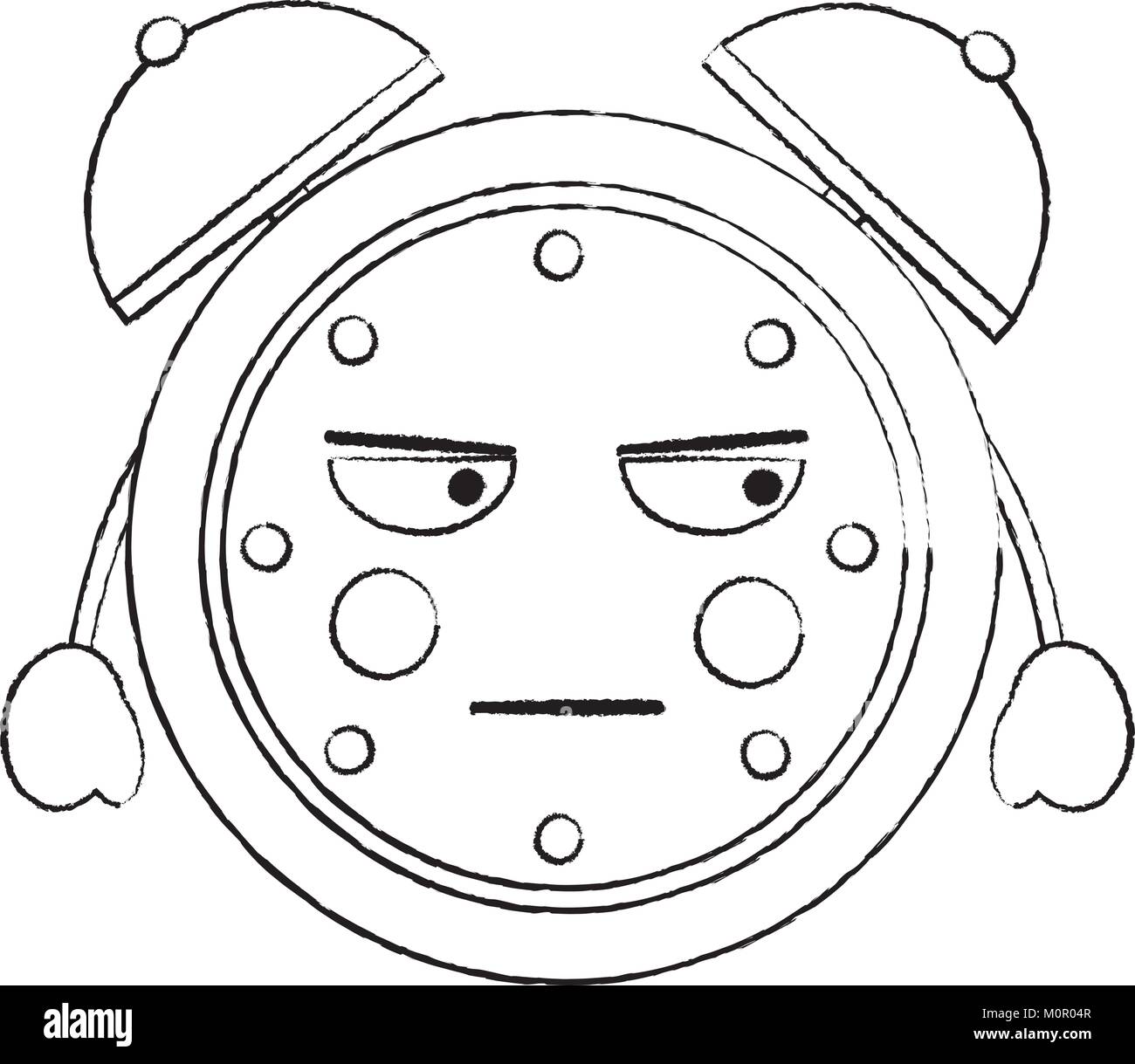 angry clock kawaii icon image Stock Vector Image & Art - Alamy
