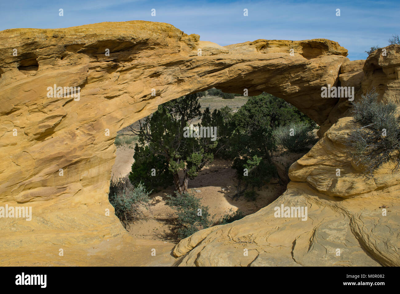 Dutchman Arch in the San Rafael swell near Locomotive point Utah Stock ...