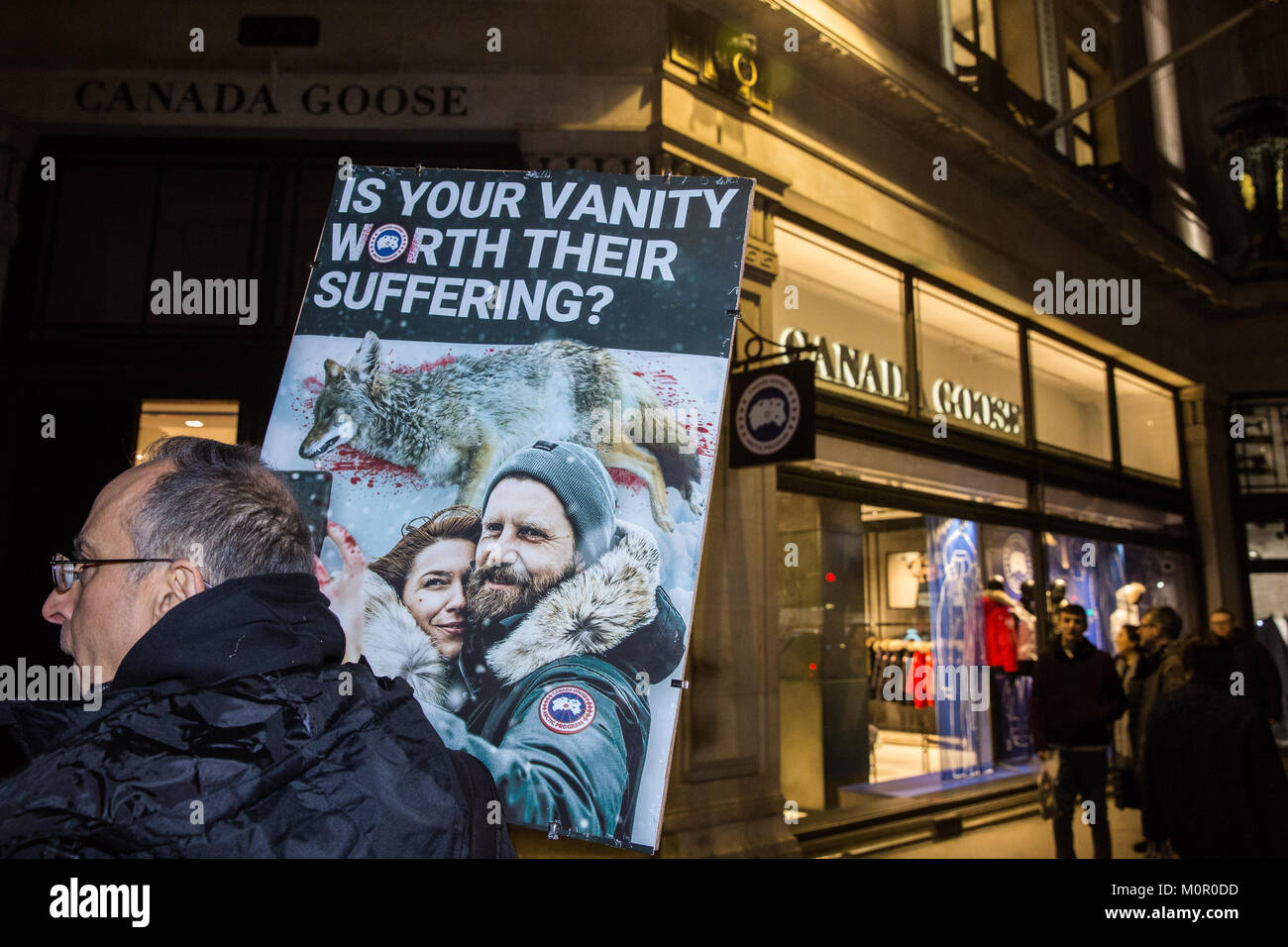 Peta animal rights protestors hi-res stock photography and images - Alamy
