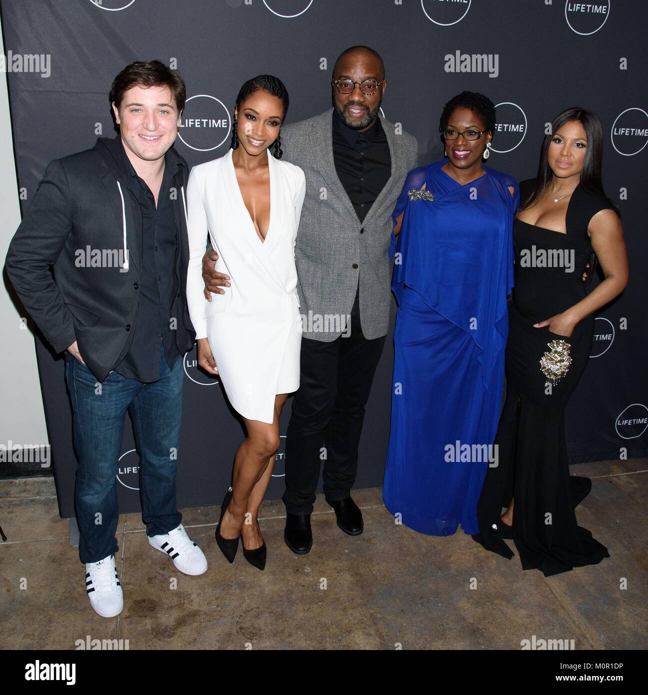 New York, NY, USA. 23rd Jan, 2018. Trevor Morgan, YaYa DaCosta, Malik ...