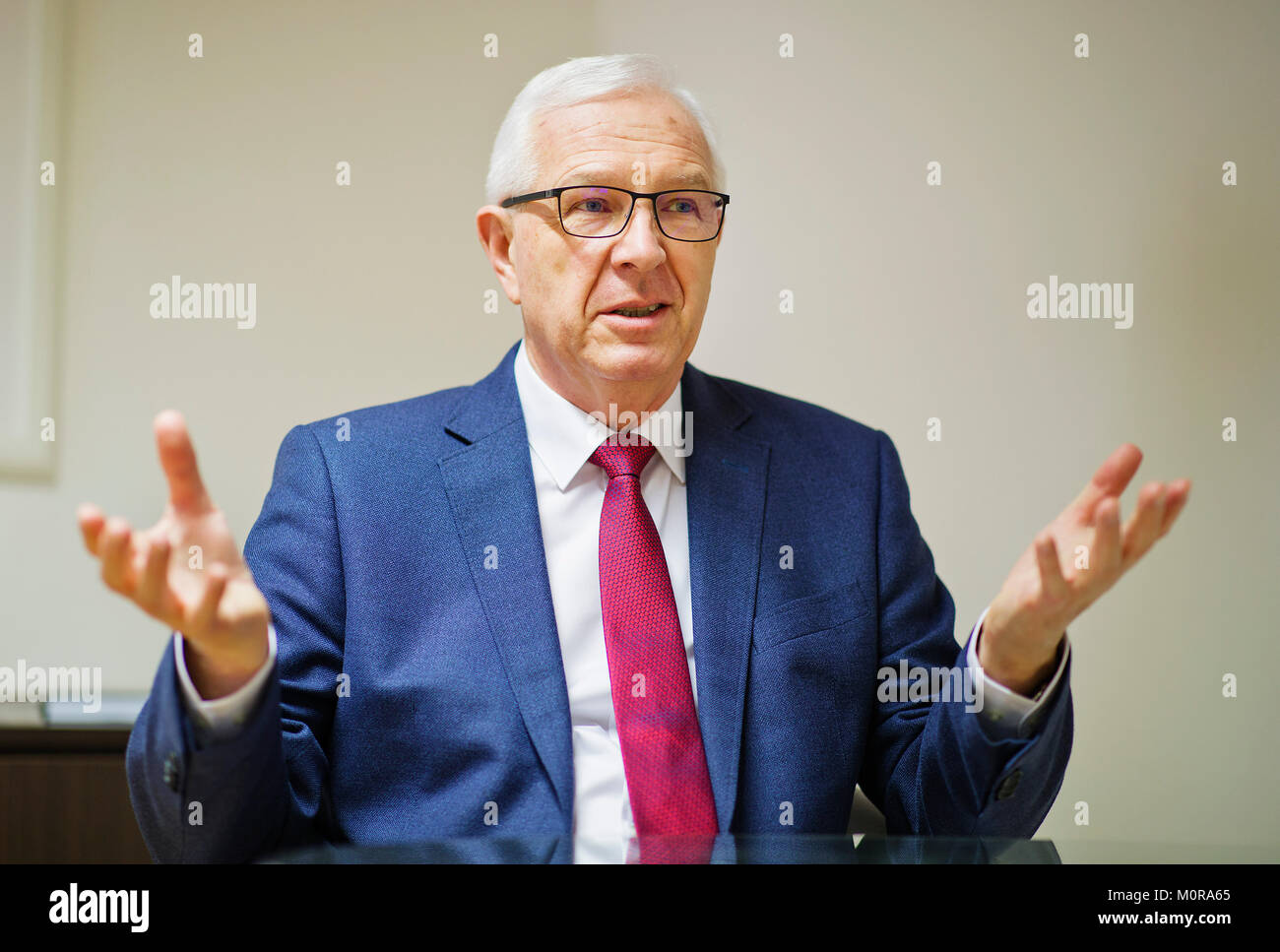 Prague, Czech Republic. 24th Jan, 2018. Presidential candidate and ...