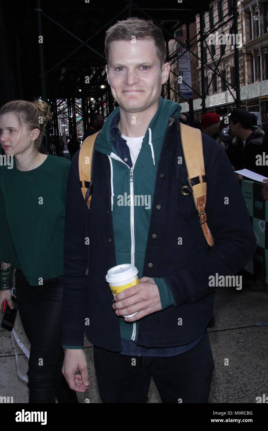 New York, NY, USA. 24th Jan, 2018. David Joseph Craig at BUILD SERIES ...