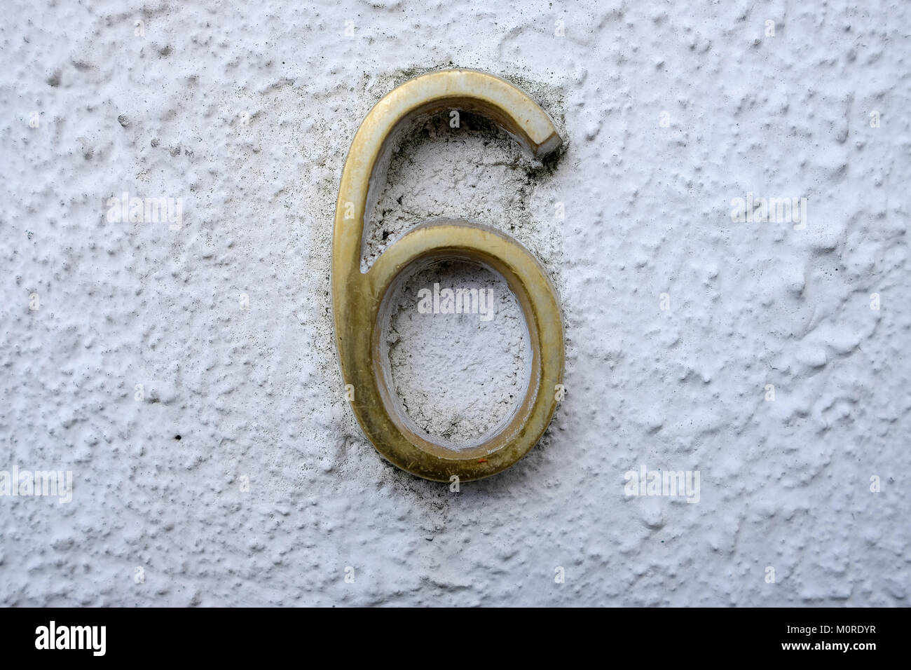 numbers, pictures of numbers taken on houses along the streets Stock ...