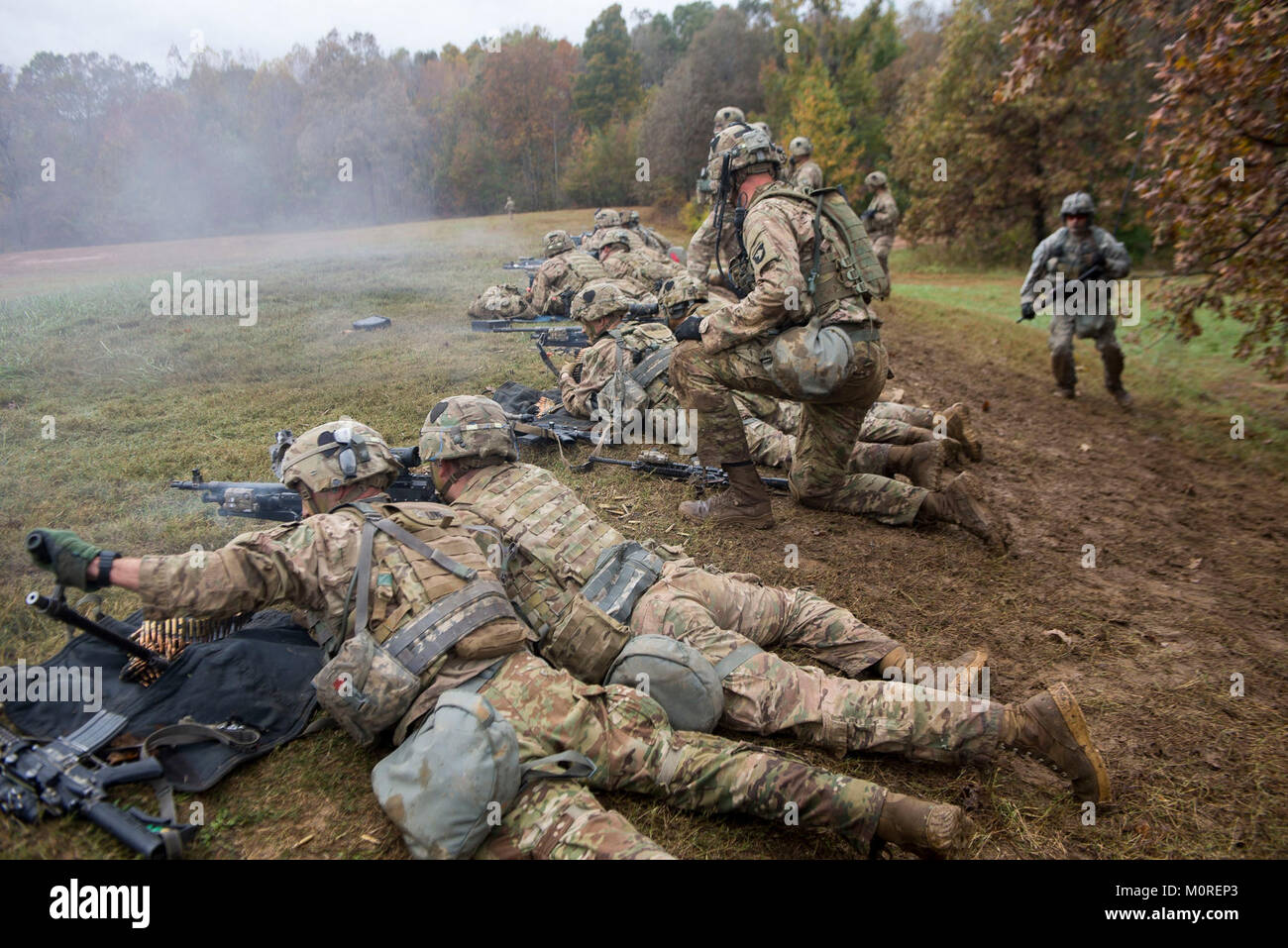 Soldiers with “Attack” Company, 2nd Battalion, 502nd Infantry Regiment ...
