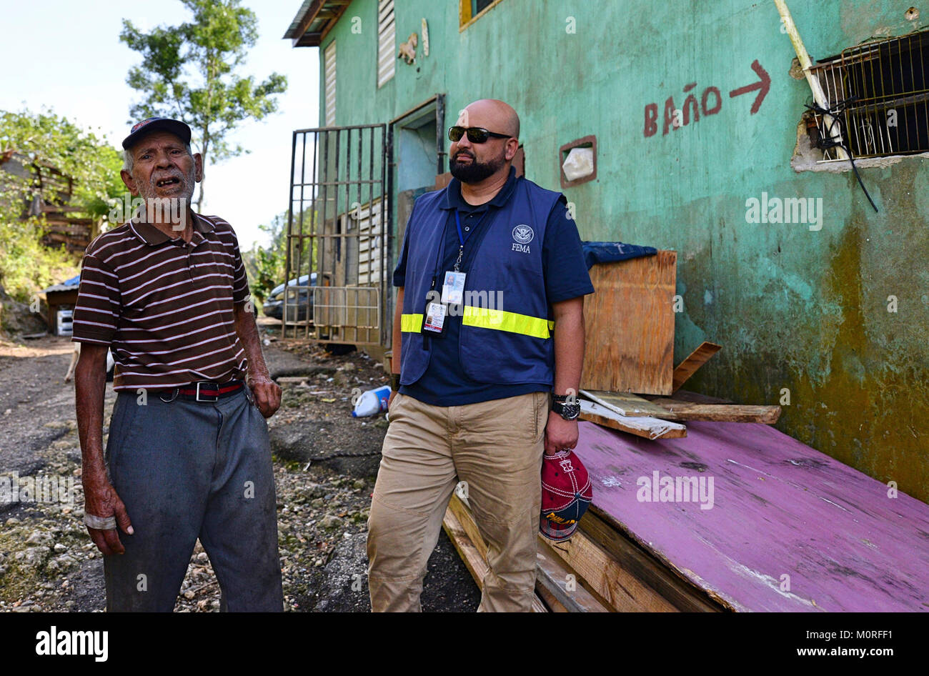 LARES, Puerto Rico, December 7, 2017 - One of FEMA's Disaster Survivor ...