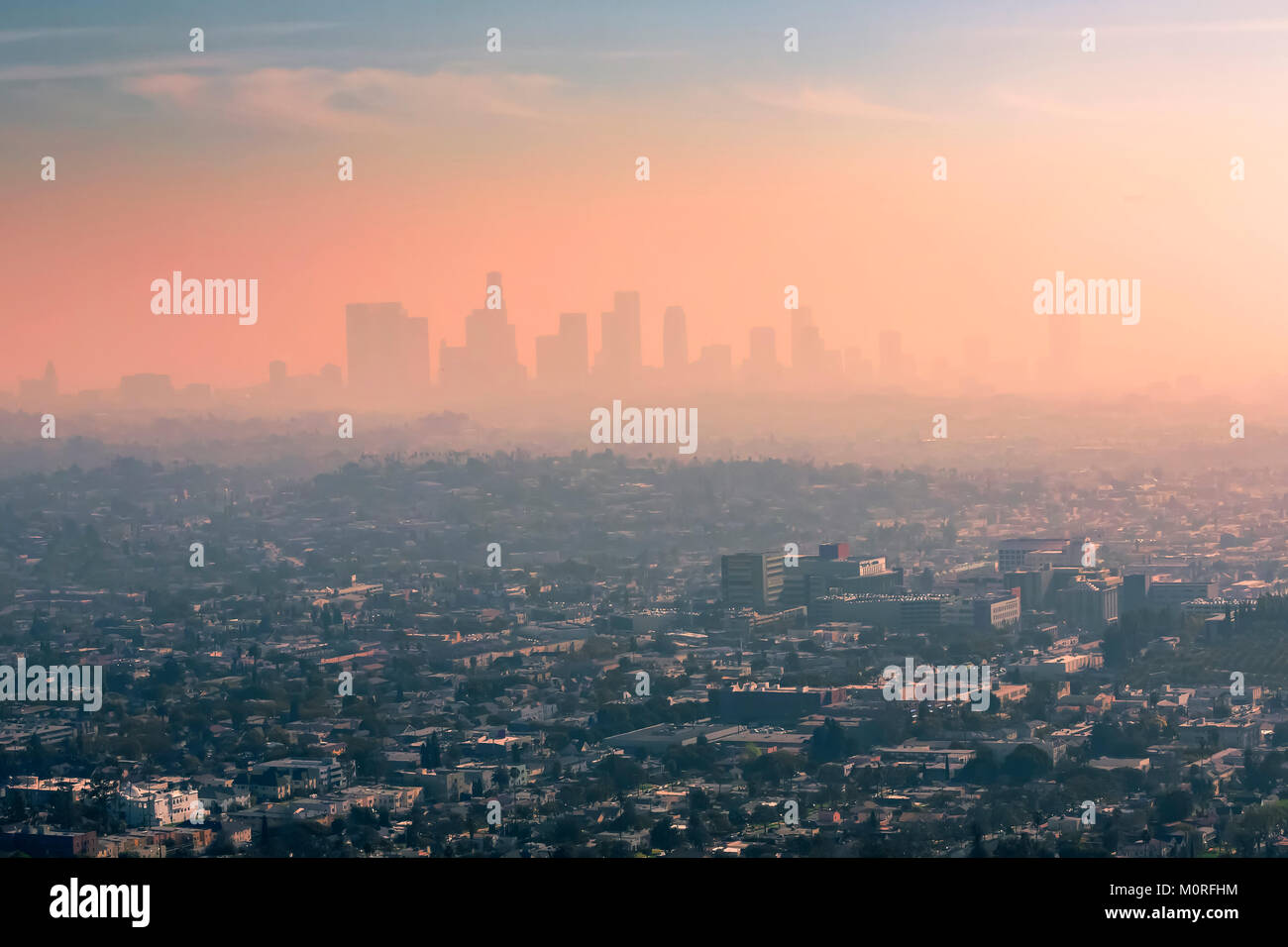 Light pollution los angeles hi-res stock photography and images - Alamy
