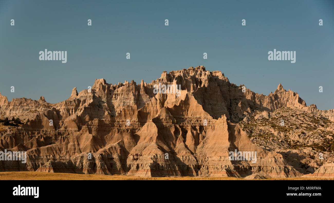The Ben Reifel cliff shelf, across from the Ben Reifel Visitor Center ...