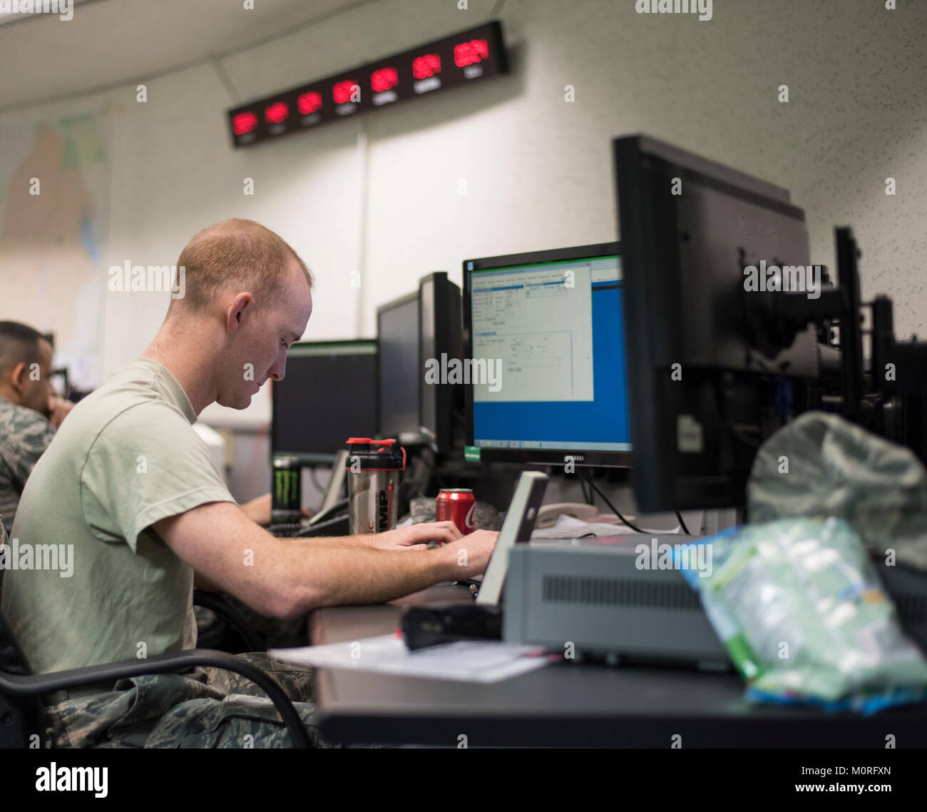 U.S. Air Force Senior Airman Brandon Woods, 388th Maintenance Group ...
