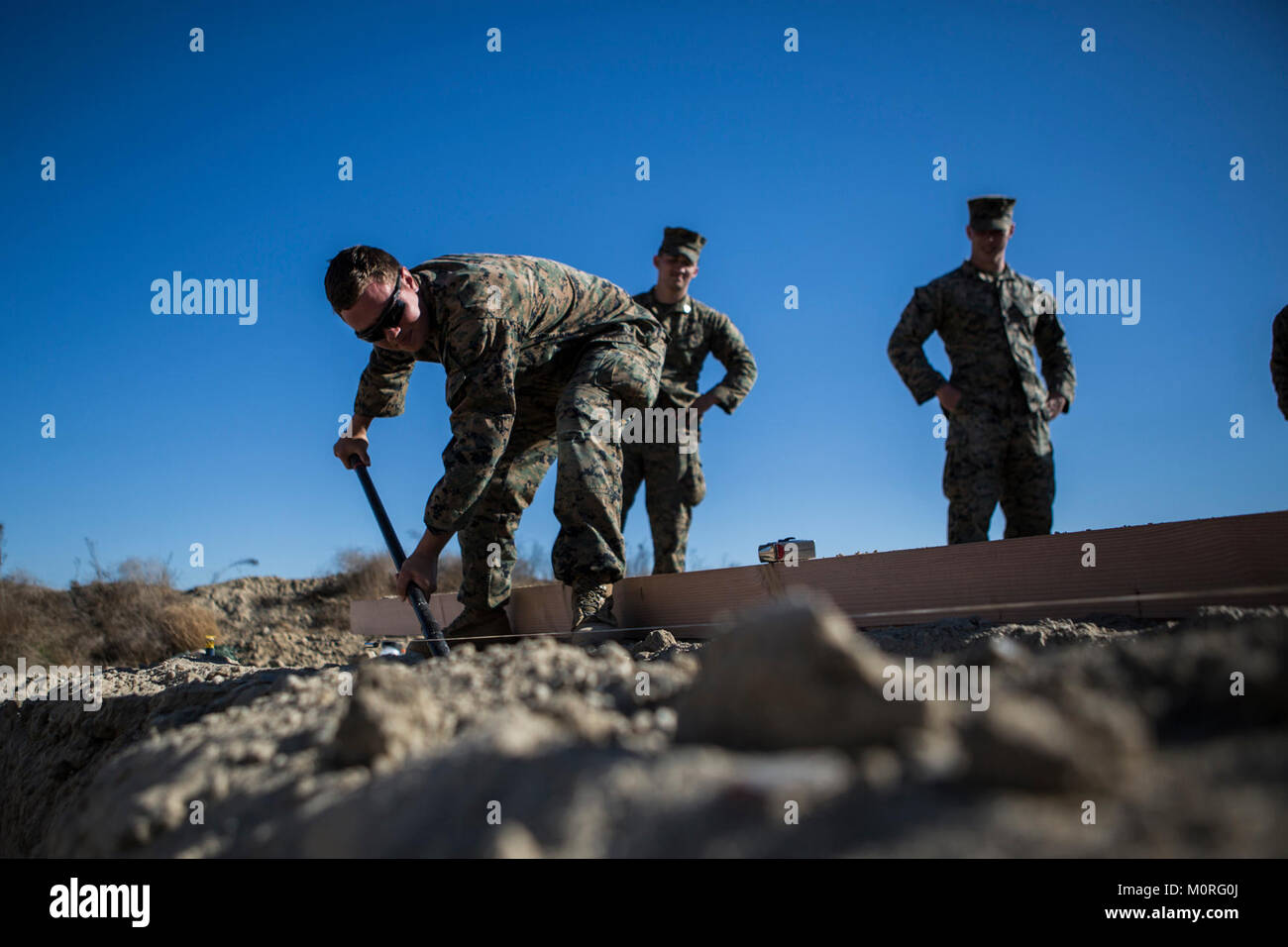 Pfc. Jorge Mendez with Engineer Company, Combat Logistics Battalion 13 ...