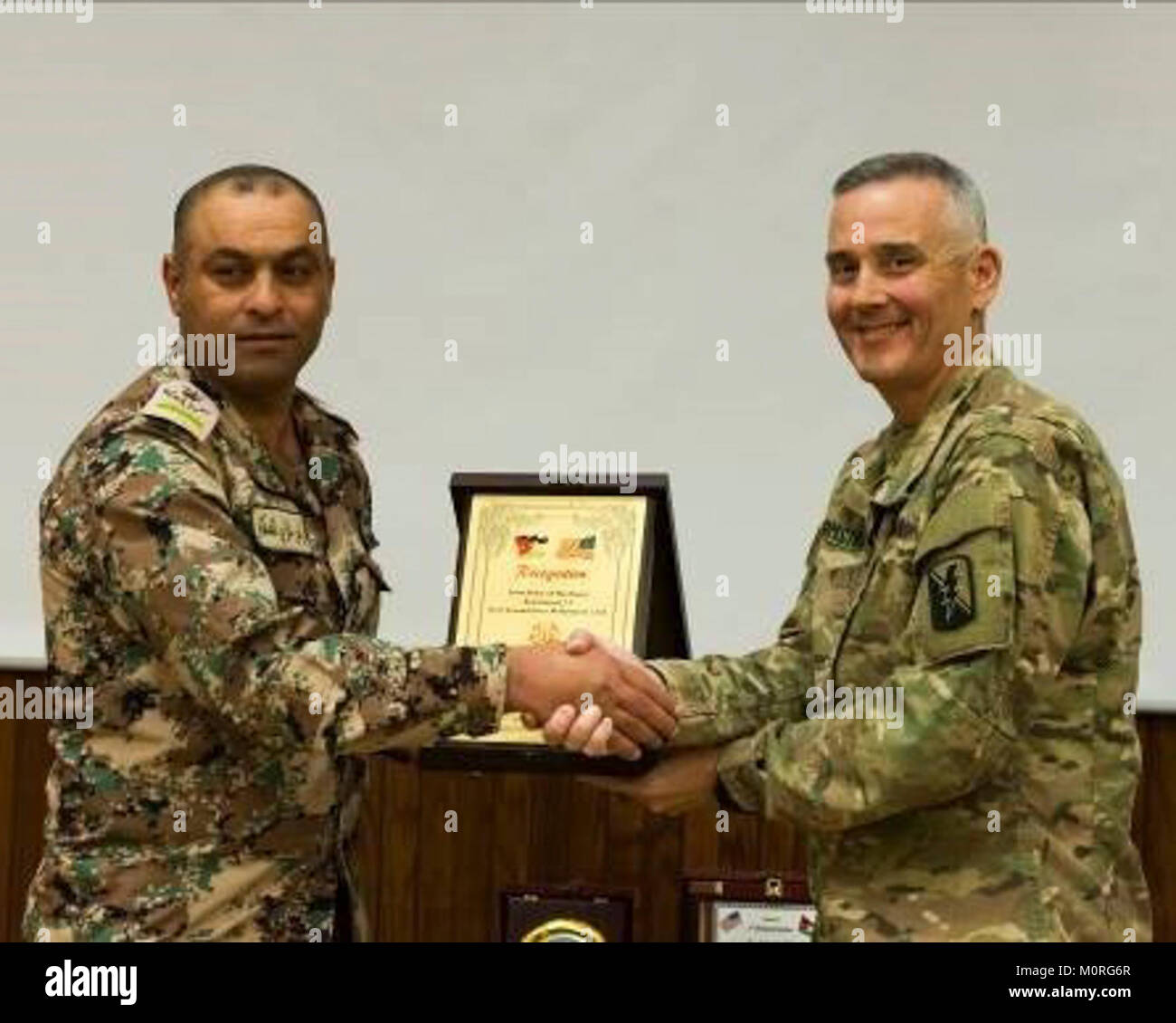JOINT TRAINING CENTER, Jordan – Lt. Col. Phillip Armstrong, commander ...