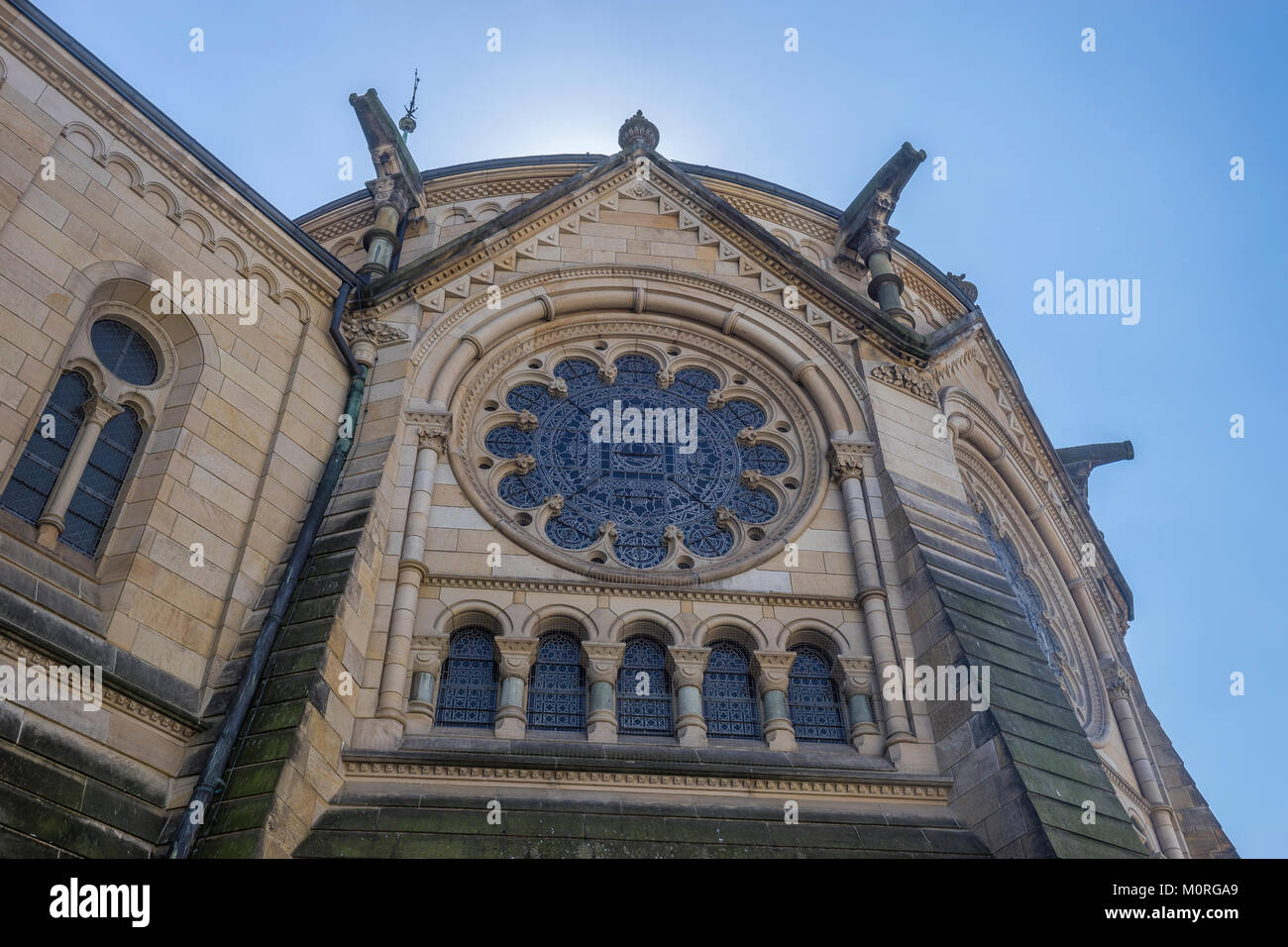Germany, Hesse, Wiesbaden, oculus of ring church Stock Photo - Alamy