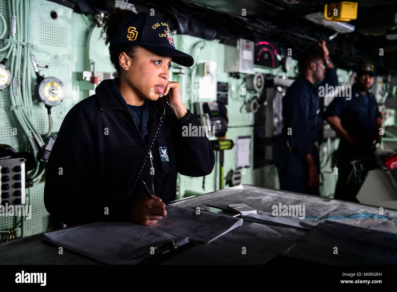 SOUTH CHINA SEA (Jan. 1, 2018) Quartermaster 2nd Class Jacqueline Goods ...