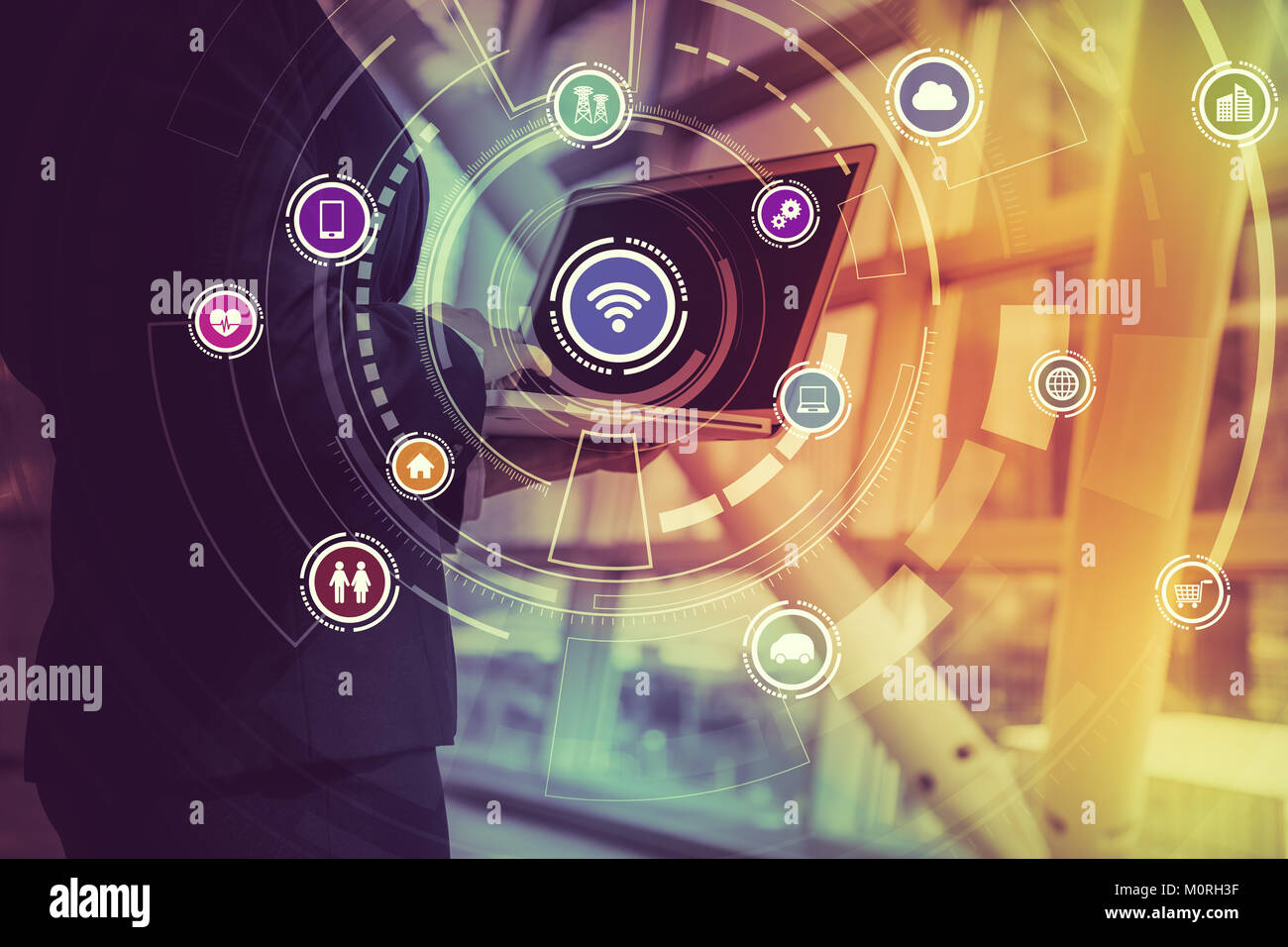 Internet iot hi-res stock photography and images - Alamy