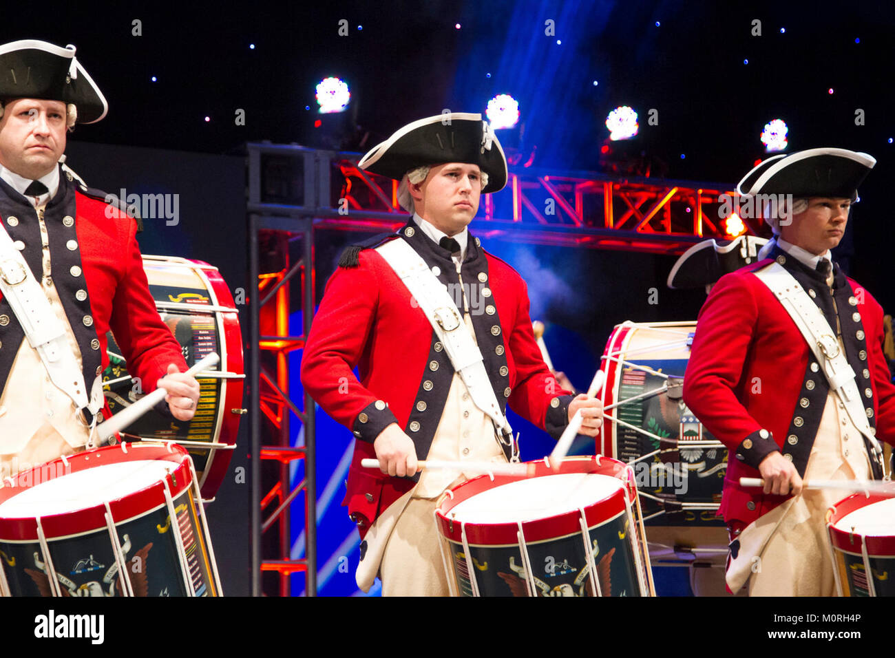 Soldiers of the U.S. Army Old Guard Fife and Drum Corps, Fort Myer, Va ...