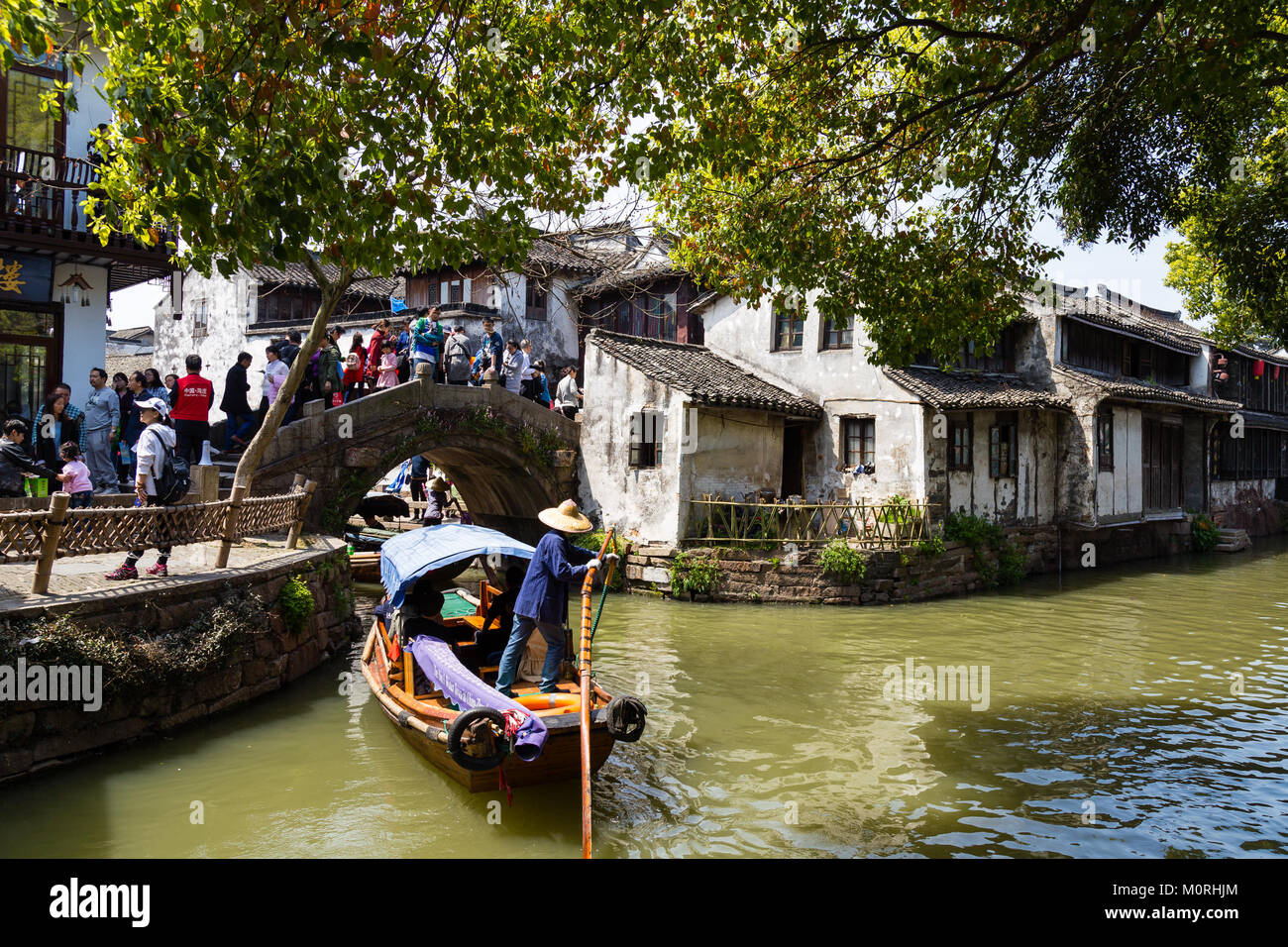 April 2017 - Zhouzhuang, China - Zhouzhuang is one of the most famous ...